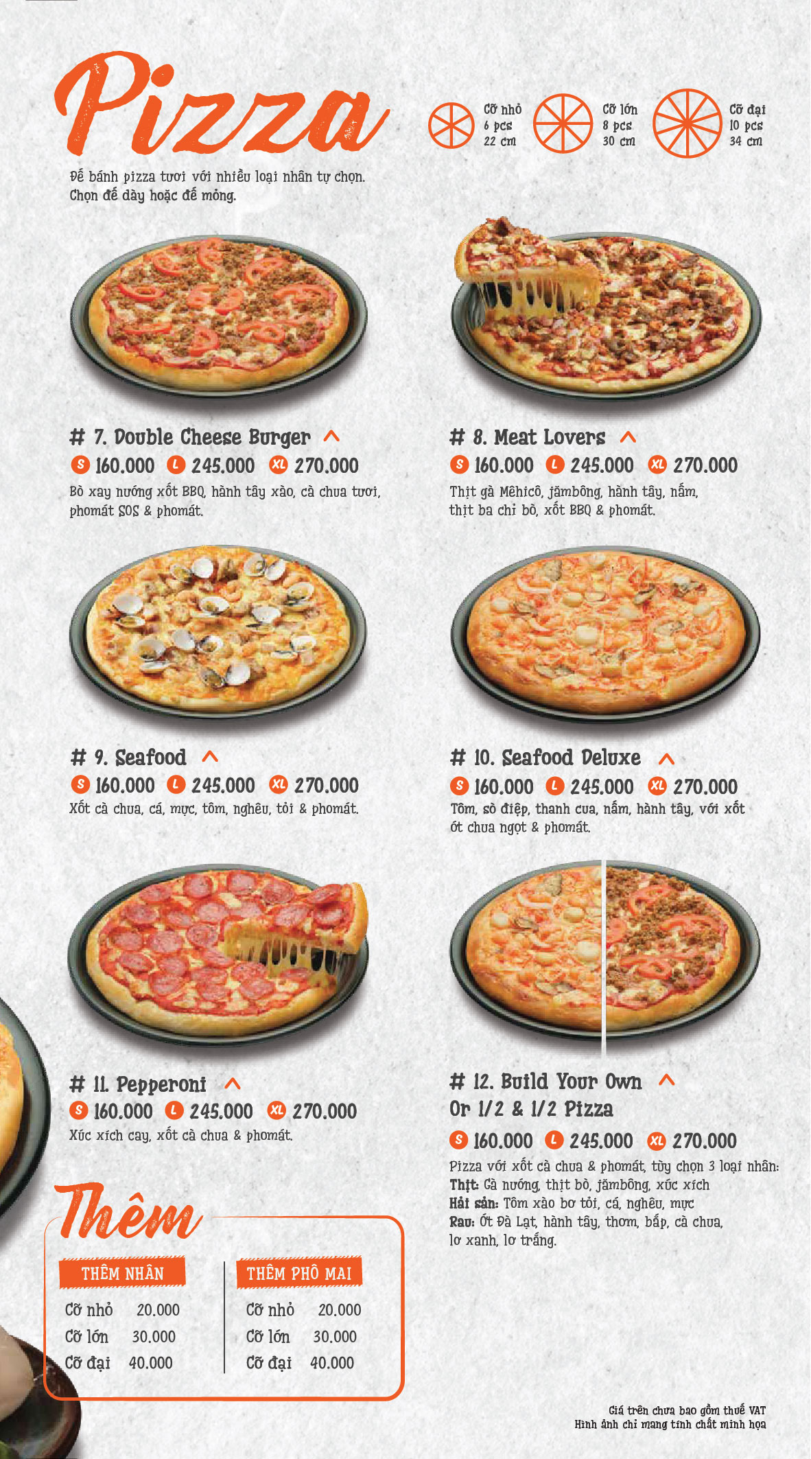 Menu Al Fresco's Đà Nẵng