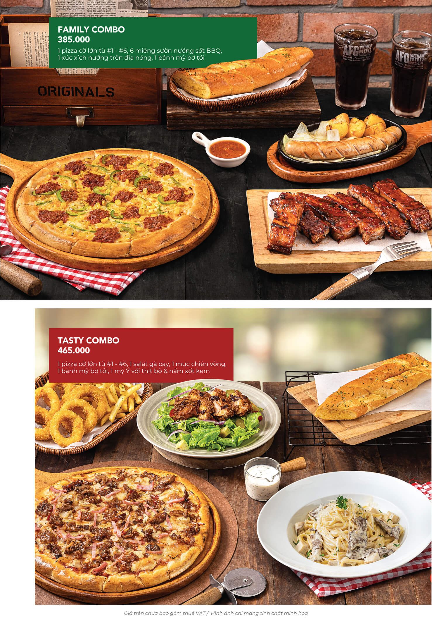 Menu Pepperonis Hà Nội